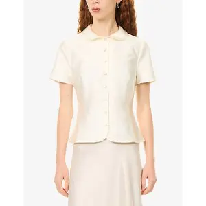 REFORMATION Haleykate Short-sleeve Woven Top