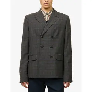 Dries Van Noten Double-breasted Notch-lapel Wool Blazer