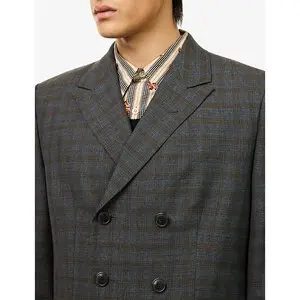 Dries Van Noten Double-breasted Notch-lapel Wool Blazer