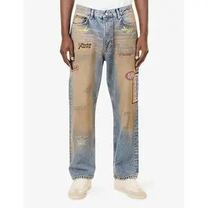 DUKE + DEXTER Dr4 Trackside Washed Denim Jeans