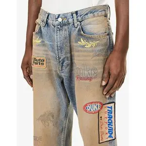DUKE + DEXTER Dr4 Trackside Washed Denim Jeans