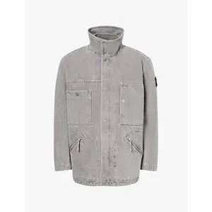 Stone Island Mineral Dyed Gabardine Cotton Jacket - Grey