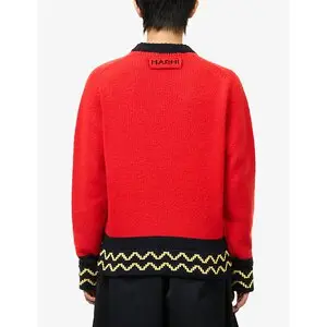 Marni Mock-neck Knitted Wool Jumper