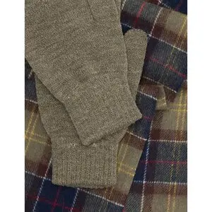 Barbour Tartan Wool Scarf And Gloves Set