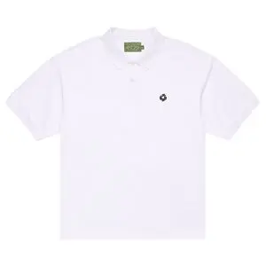 DENIM TEARS Wreath Polo - White