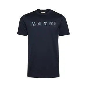 Marni Floral Logo T-shirt /black