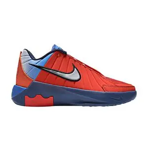 Nike Lebron Witness 9 Gs 'picante Blue Crystal Midnight Navy Metallic Silver - Red