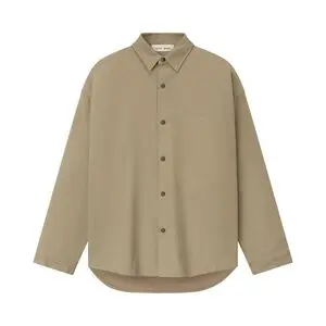 Fear Of God Cotton Canvas Overshirt 'dune
