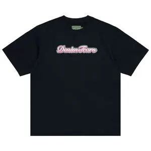 DENIM TEARS Hollis Font Tee - Black