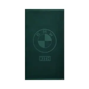 Kith For Bmw Jacquard Towel 'vitality' Green