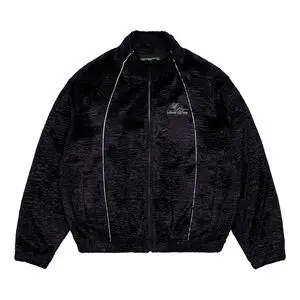 DENIM TEARS Faux Astrakhan Track Jacket