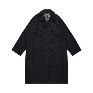 DENIM TEARS André Leon Talley Wreath Monogram Trench Coat