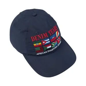 DENIM TEARS Diaspora Flags Cap 'navy