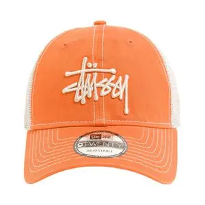 StÜssy 9twenty Washed Basic Trucker 'tangerine