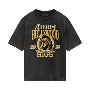 Amiri High Lion Graphic T-shirt - Black