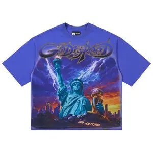 GODSPEED Liberty Reigns T-shirt - Blue