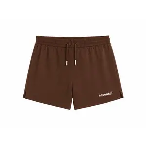 ASHITA FERNANDES Future Womanes Wear Relaxed Premium Shorts - Brown