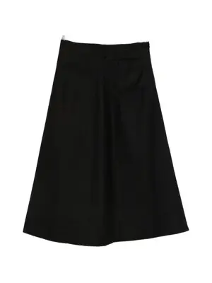 SUSANNE BOMMER Wool Long Skirt - Black