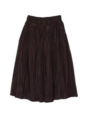 SUSANNE BOMMER Taffetas Long Skirt - Red