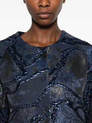 SUSANNE BOMMER Flower Crewneck Jacket