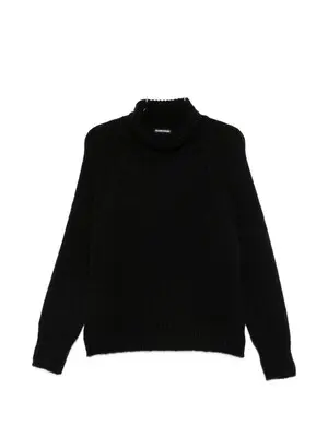 SUSANNE BOMMER Wool Turtle-neck Jumper - Black