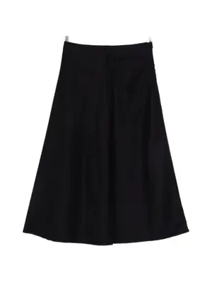 SUSANNE BOMMER Wool Long Skirt - Blue