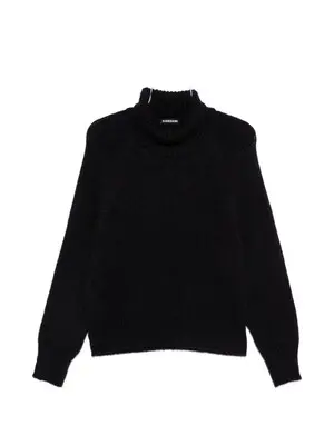 SUSANNE BOMMER Wool Turtle-neck Jumper - Blue