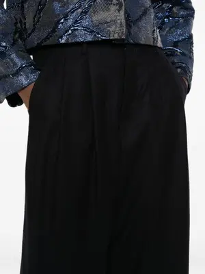 SUSANNE BOMMER Wool Wide-leg Trousers