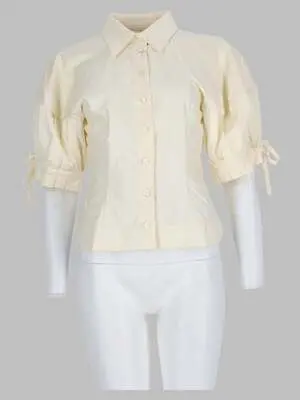VIVIENNE WESTWOOD Shirt With Puff Sleeves And Tie Detail