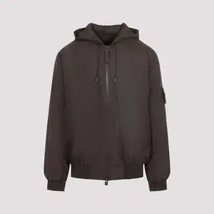 Rains Insulated Bomber Jacket - Brown