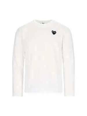 Play Comme Des Garcon Play Comme Des Garcons Cotton T-shirt - White