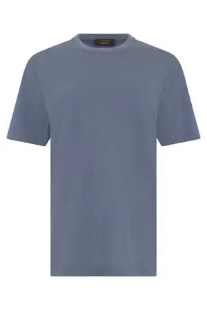 SLOWEAR Short-sleeve Cotton T-shirt With Classic Fit - Blue
