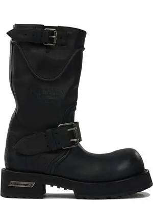 Balenciaga Venom" Mini Leather Boots