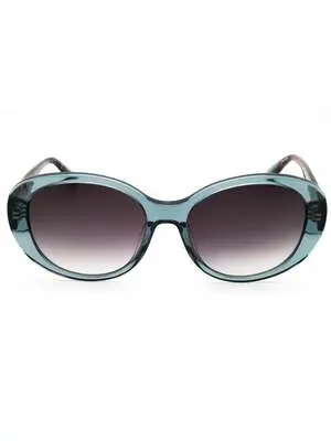 Anne Klein Ak7081 Sunglasses - Blue Crystal/grey Gradient
