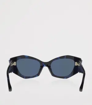Dita Aloure Angular Cat Eye Sunglasses