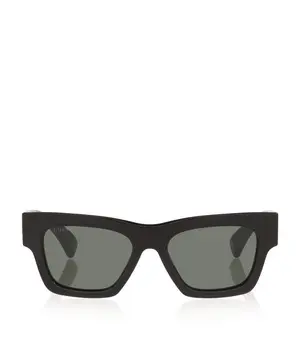 Gucci Rectangular Sunglasses - Black