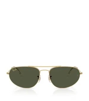 Ray-ban Explorer Iv Irregular Sunglasses - Gold