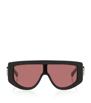 Gucci Irregular Sunglasses - Black