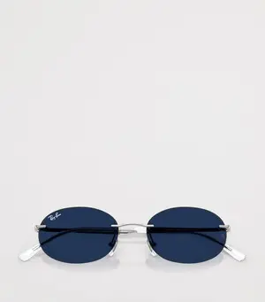 Ray-ban Rb3767 Metal Oval Sunglasses