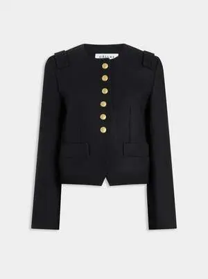 CALLAS MILANO Aubrey Cropped Jacket - Black