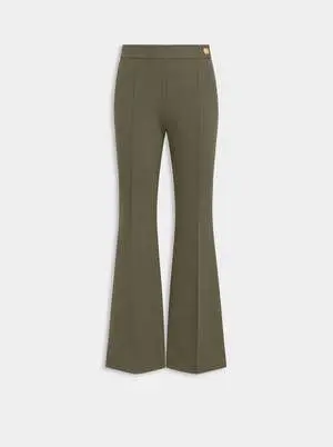 FW26 Lola Cropped Flare Pant - Olive