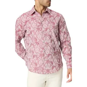 Robert Graham Dubois Printed Cotton Shirt - Pink
