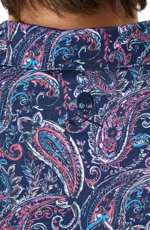 Robert Graham Brisco Paisley Performance Polo