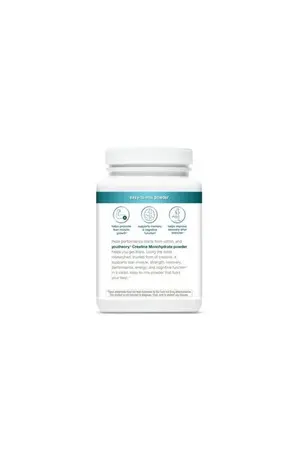 YOUTHEORY Creatine Monohydrate Powder Unflavored Performance Supplement 9 Ounces