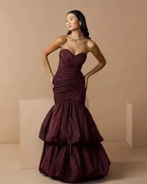 MAC DUGGAL COLLECTION Faille Mermaid Gown - Amethyst