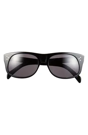 Celine 3 Dots Sunglasses - Shiny Black/smoke