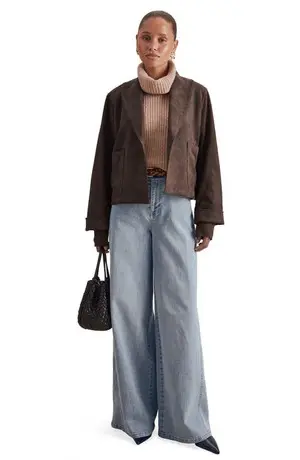 Splendid X @cellajaneblog Faux Suede Jacket