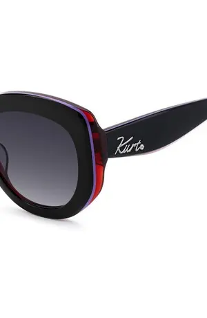 Kurt Geiger 52mm Round Geometric Sunglasses