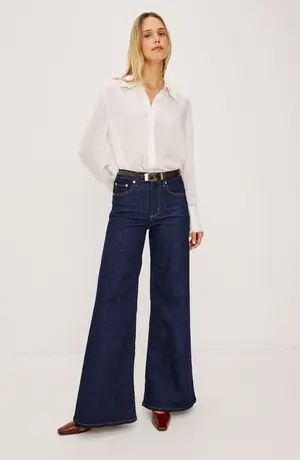 Rails Beatrix Eyelet Collar Shirt