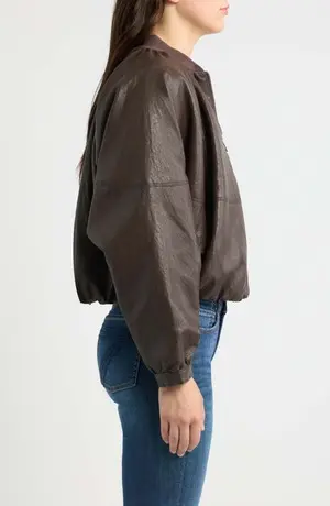 CITY BLUES Faux Leather Jacket